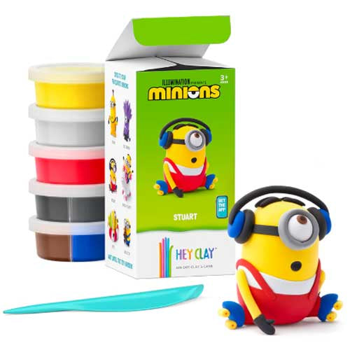Hey Clay - Minions - Stuart - 5 Cans – Yellow Zebra