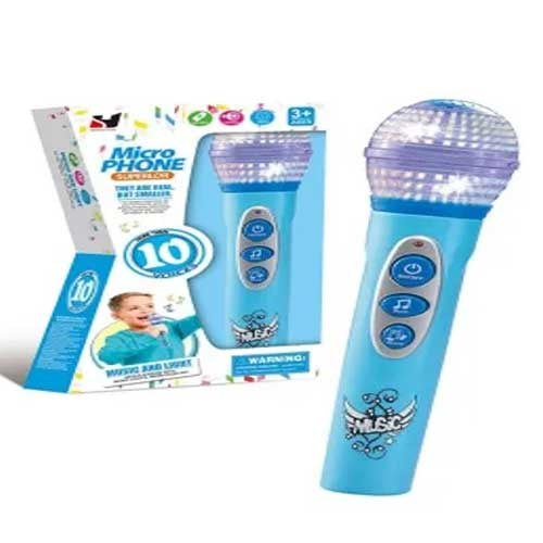 Five Star - Microphone with Lights & Music – Yellow Zebra