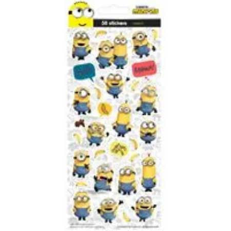 Minions Sticker Sheet – Yellow Zebra
