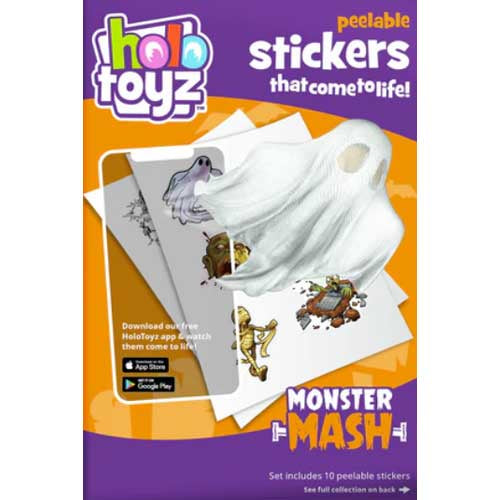 Holo Toyz - Interactive AR Stickers - Monster Mash – Yellow Zebra