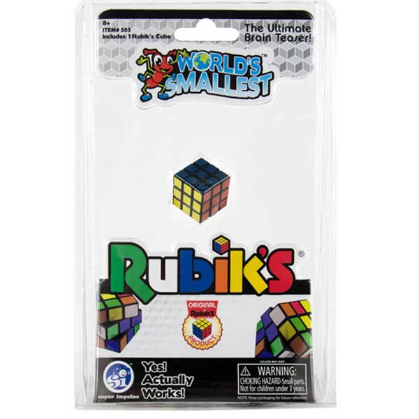 Hasbro - World's Smallest Rubik's Cube – Yellow Zebra