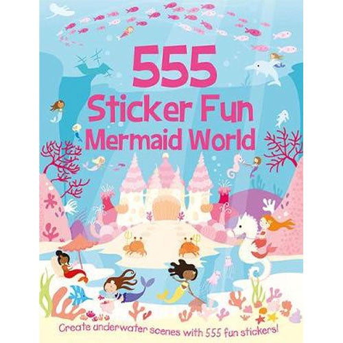 555 Sticker Fun - Mermaid World – Yellow Zebra