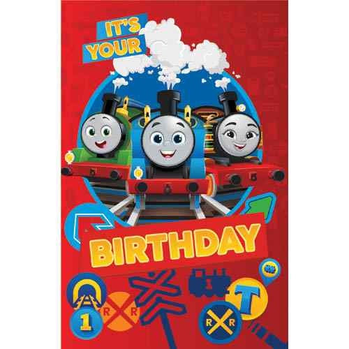 Birthday Card - Thomas The Tank Engine – Yellow Zebra