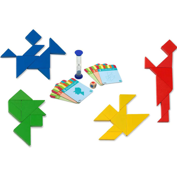 Tanagram - 4 Player – Yellow Zebra