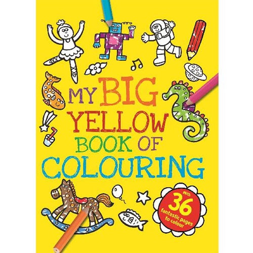 Colouring Book - My Big Yellow Book Of Colouring – Yellow Zebra
