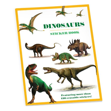 Dinosaur Sticker Book – Yellow Zebra
