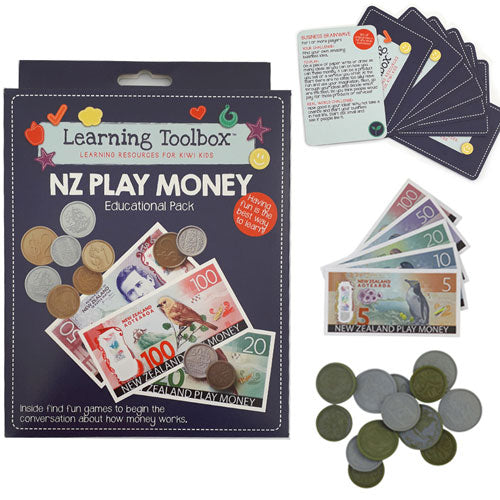 NZ Play Money - Educational Pack – Yellow Zebra