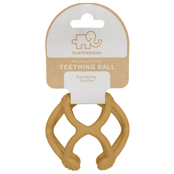 Silicone Teething Ball - Sunshine – Yellow Zebra