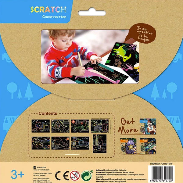 Scratch - Construction – Yellow Zebra