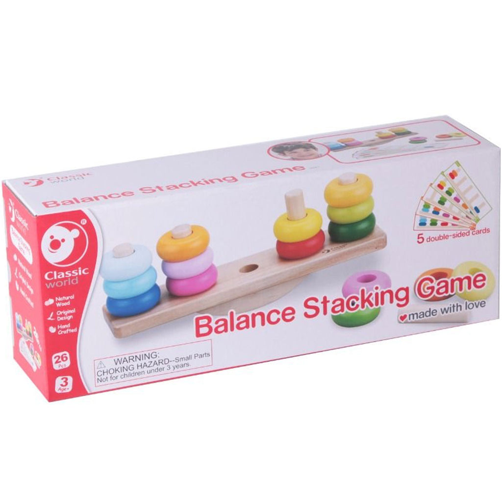 Balance Stacking Game – Yellow Zebra