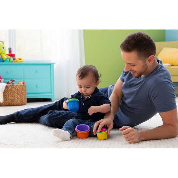 Pile & Play Stacking Cups – Yellow Zebra