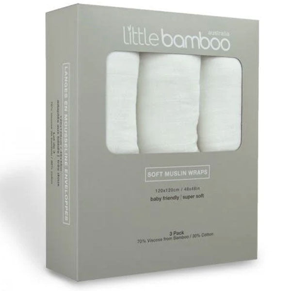 Soft Muslin Wraps - 3 Pack – Yellow Zebra